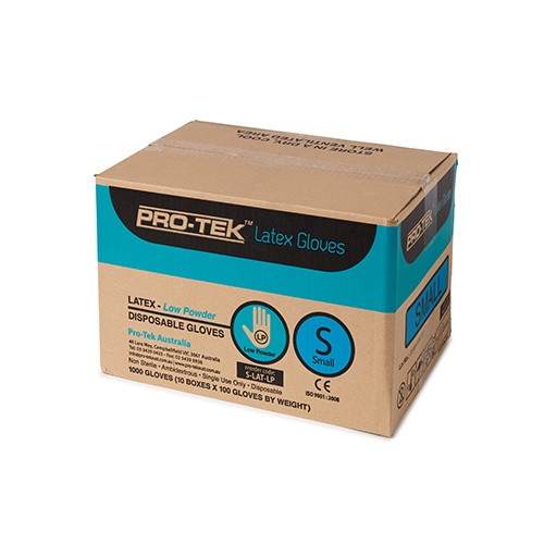 Pro Tek Latex Gloves Low Powder Austar Packaging